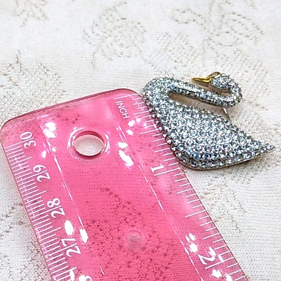 Swarovski | Jewelry | Vintage Swarovski Signed Swan Hallmark Logo ...